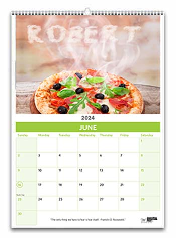 Personalised Calendars | Unique Calendar for Customers and Staff